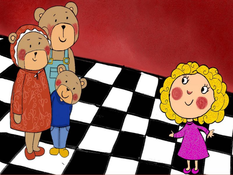 Goldilocks and the Three Bears Story – FairyTales.info